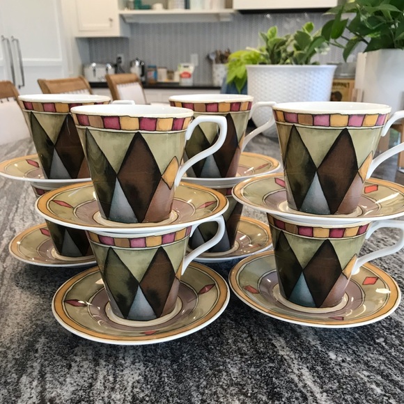 Sasaki | Dining | Sasaki Palazzo Designer Ware Cups And Saucers By ...